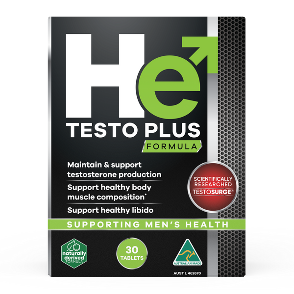 He Testo Plus Formula - 30 Tablets – hemenshealth