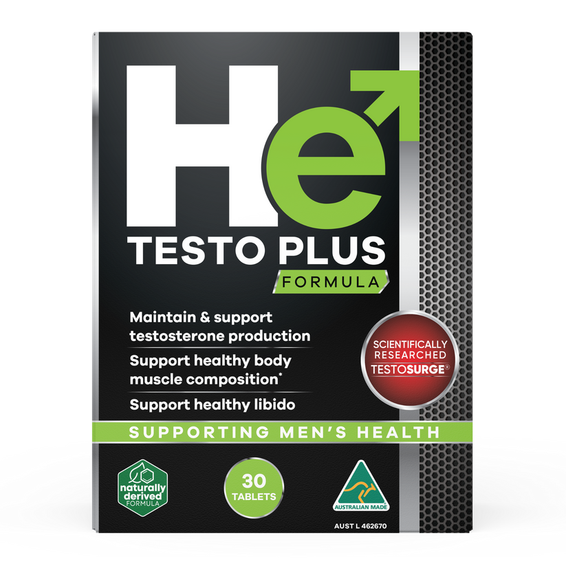 He Testo Plus Formula - 30 Tablets – hemenshealth