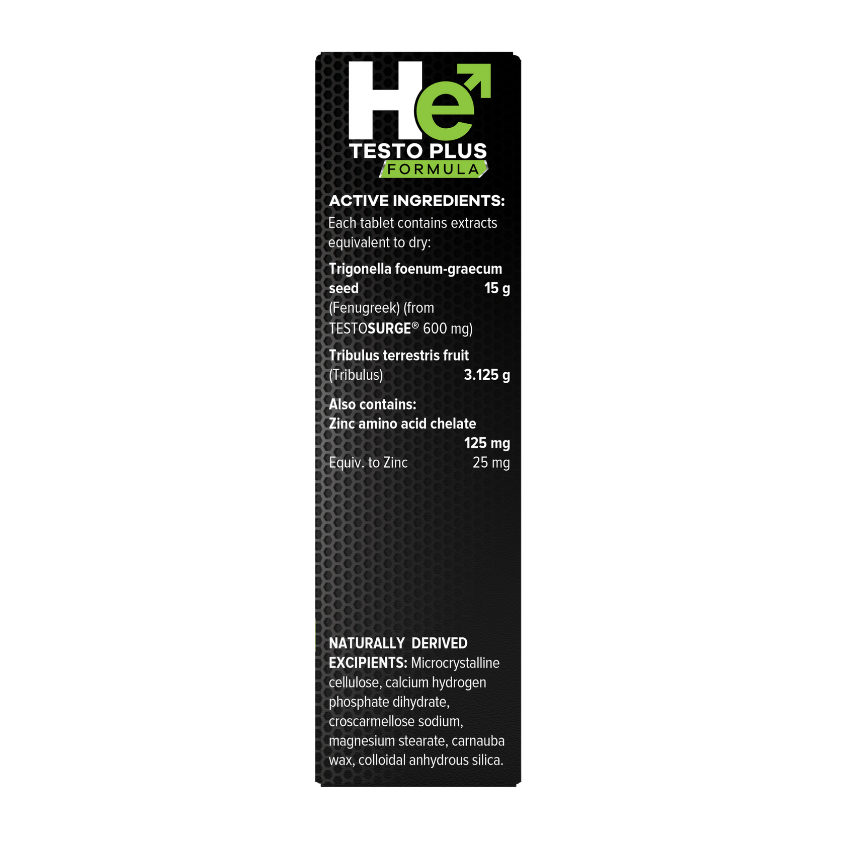 He Testo Plus Formula - 30 Tablets – hemenshealth
