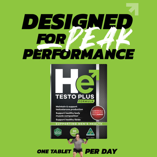 He Testo Plus Formula - 30 Tablets – hemenshealth